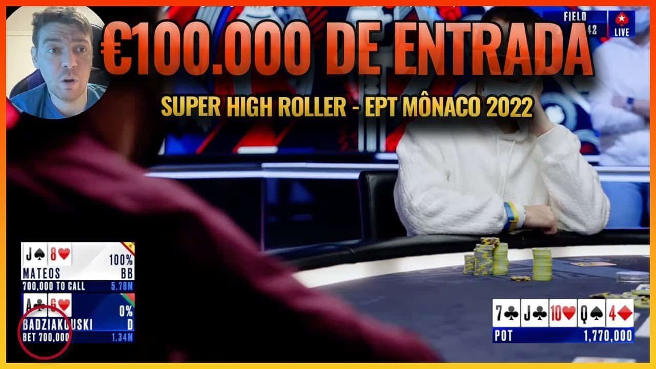 EPT Mônaco 2022 - Mesa Final do Super High Roller - PokerBrasil