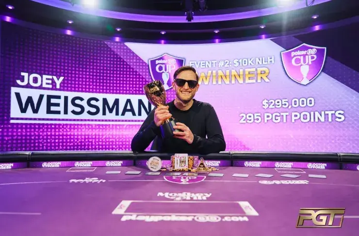 JOEY WEISSMAN; CAMPEÃO DO EVENTO #2 POKERGO CUP